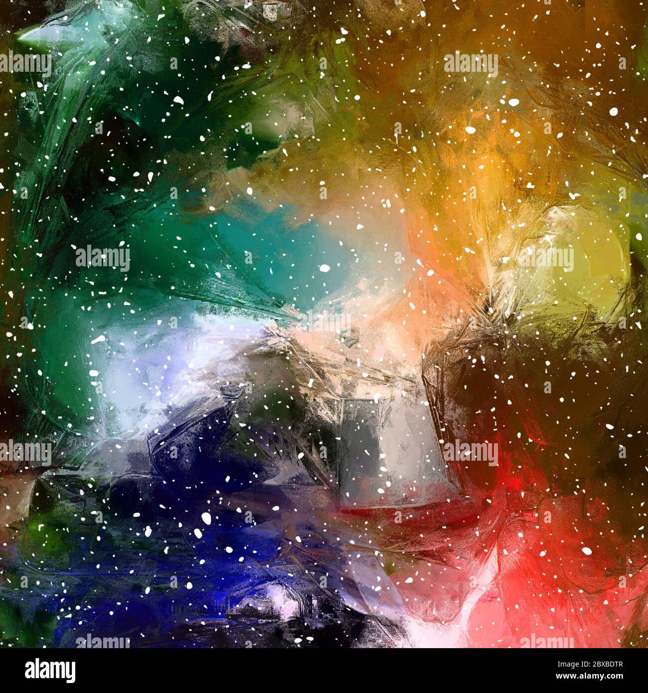 Abstract modern painting.digital modern background.colorful texture ...