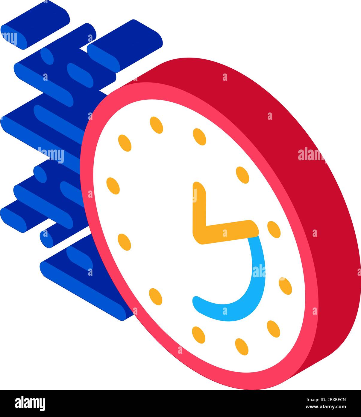 Time Expiration isometric icon vector illustration Stock Vector Image ...