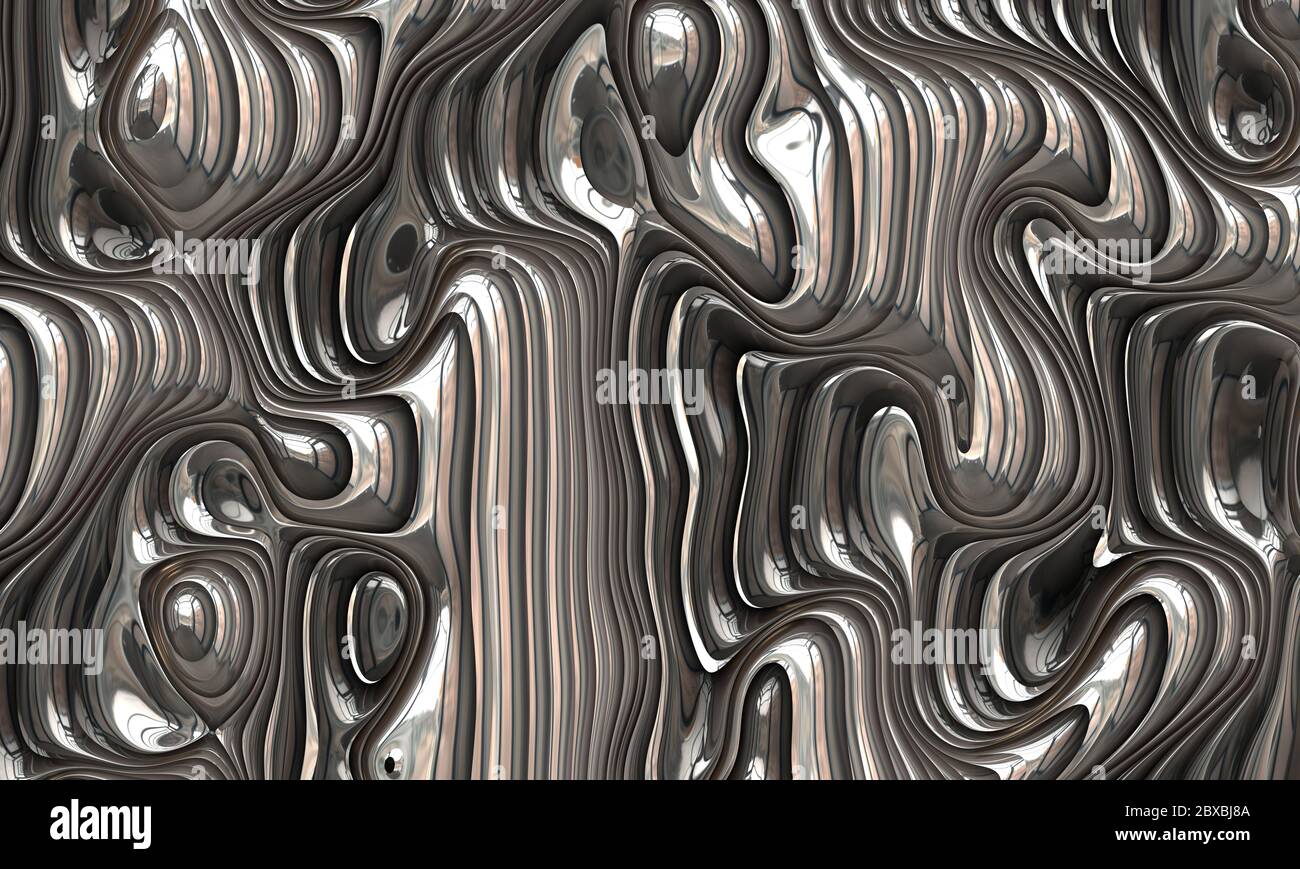 futuristic scifi metal art Stock Photo - Alamy