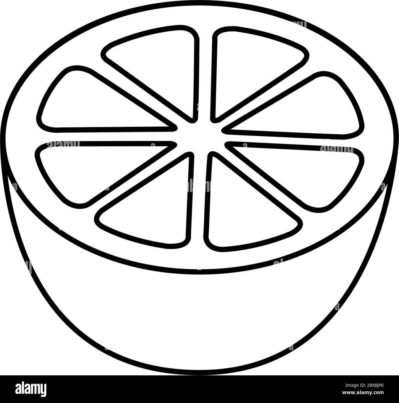 Orange icon vector isolated natural symbol isolated eps 10 Stock Vector ...