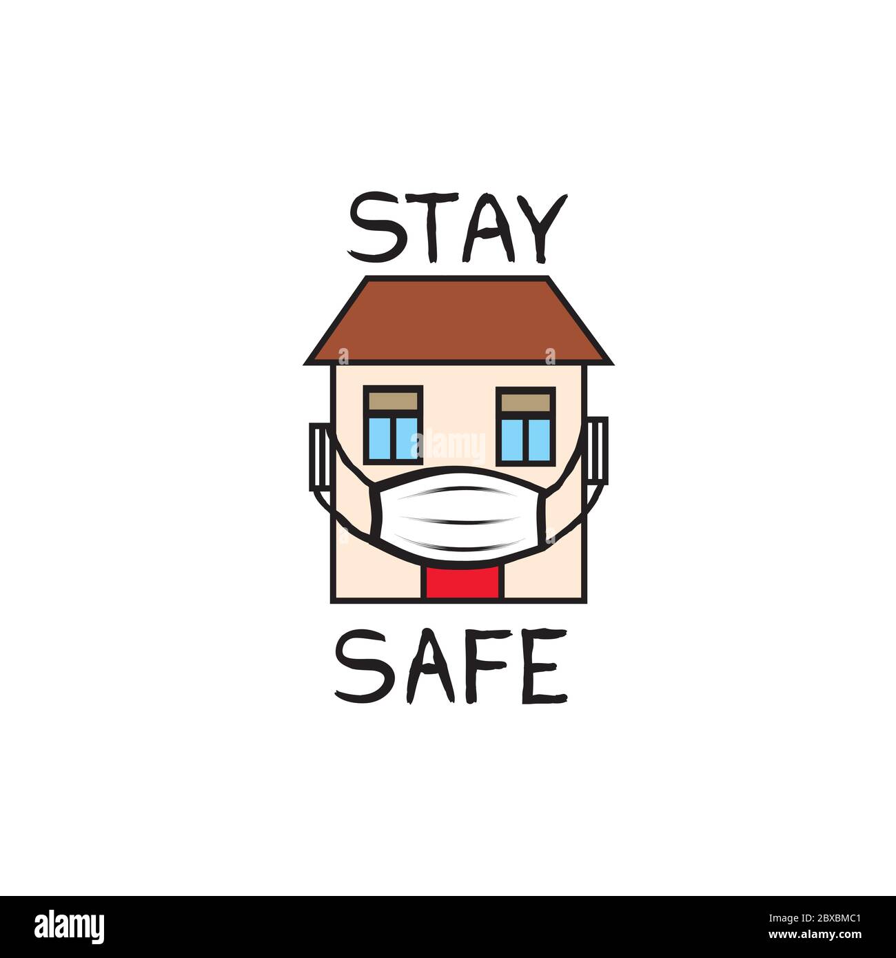 Quarantine sign. Virus epidemic safety design illustration. Creative ...