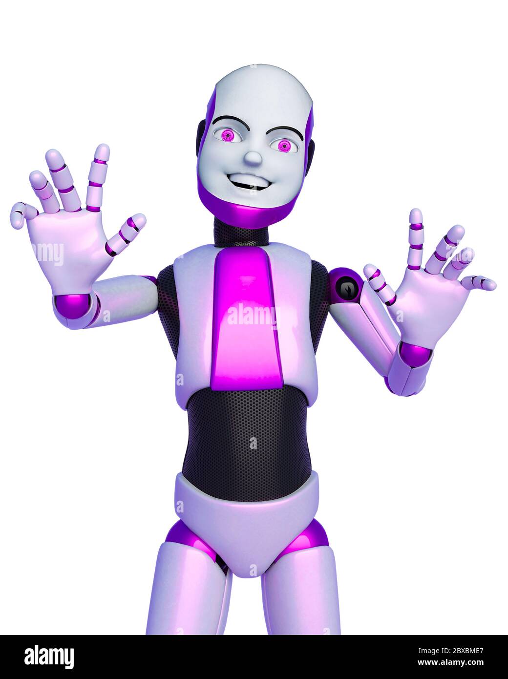 robot boy cartoon halt. This guy in clipping path is very useful for ...
