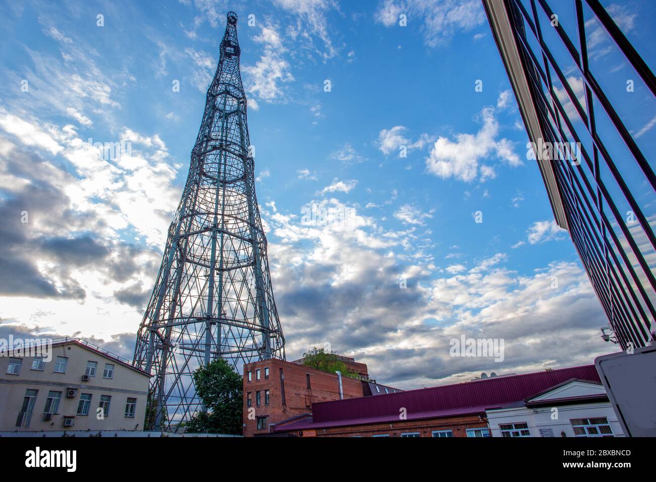 Shukhov Tower in Moscow in constructivism style in architecture ...