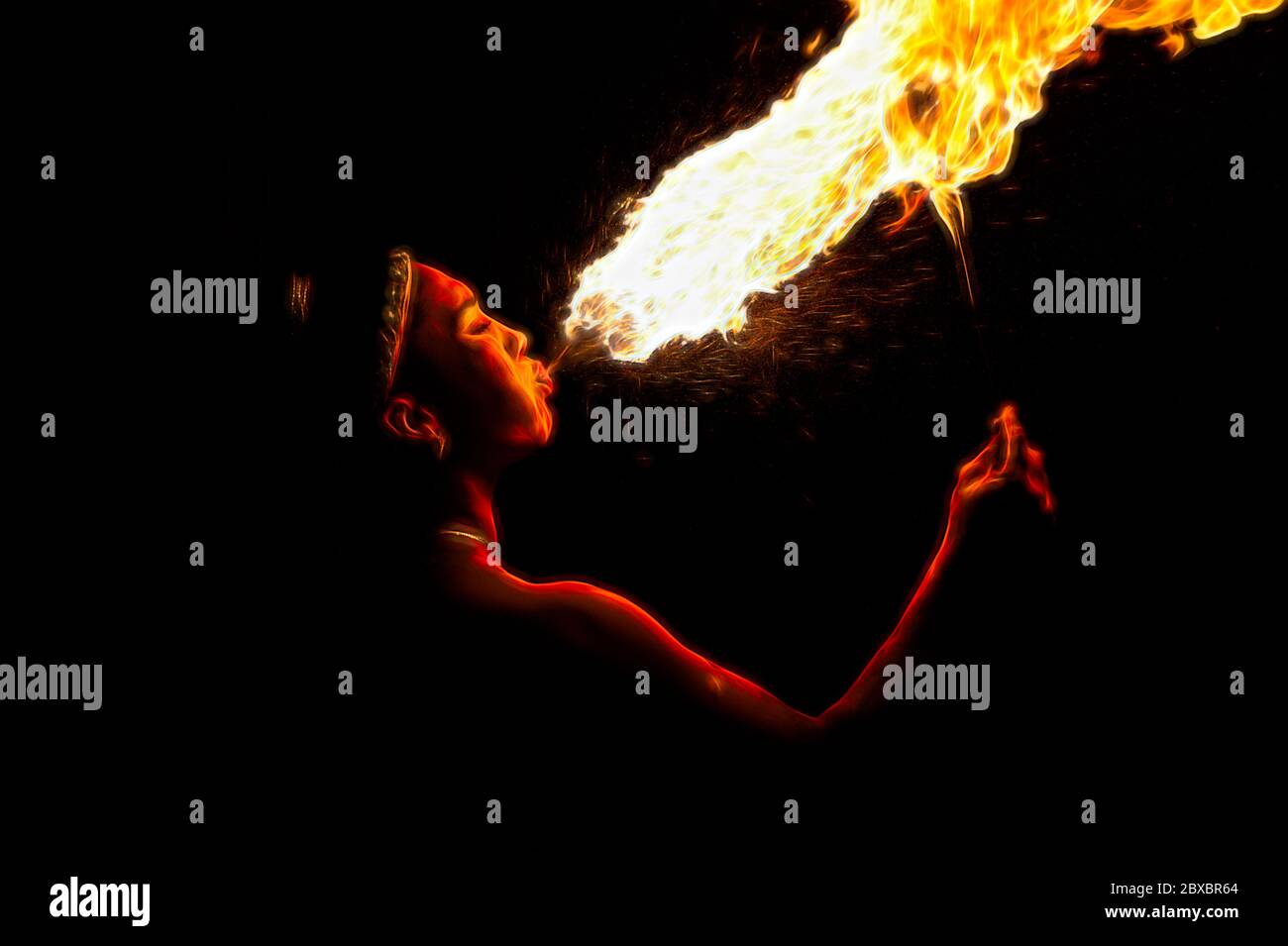 Mouth flames hi-res stock photography and images - Alamy