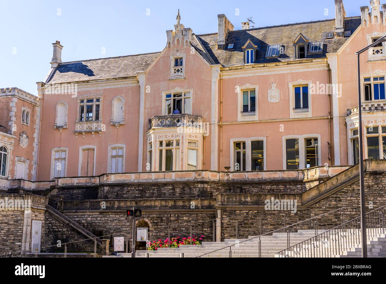 Ancients french architecture in Biarritz, city skyscraper, downtown ...