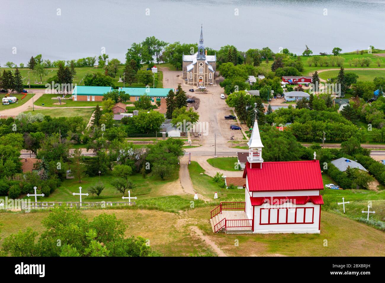 The Stations of the Cross in the Village of Lebret, Saskatchewan ...