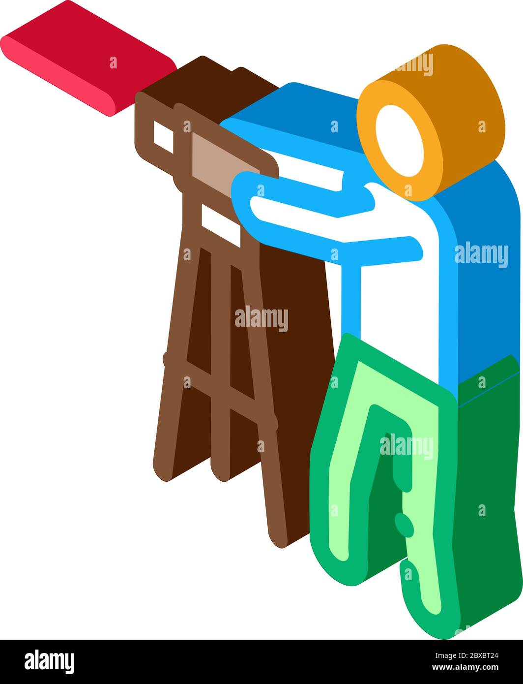 Earth Planet Topography isometric icon vector illustration Stock Vector ...