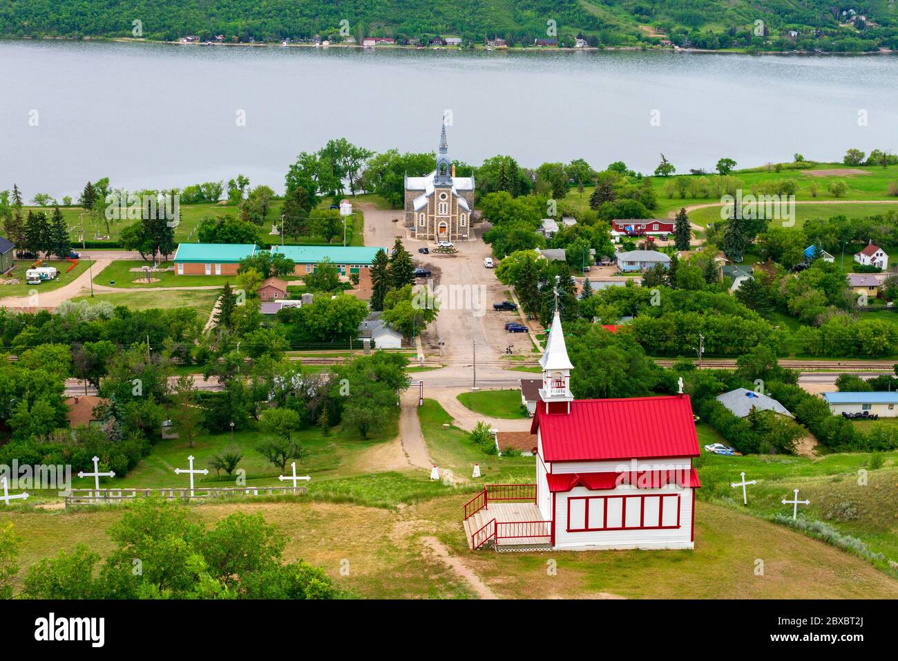 The Stations of the Cross in the Village of Lebret, Saskatchewan ...