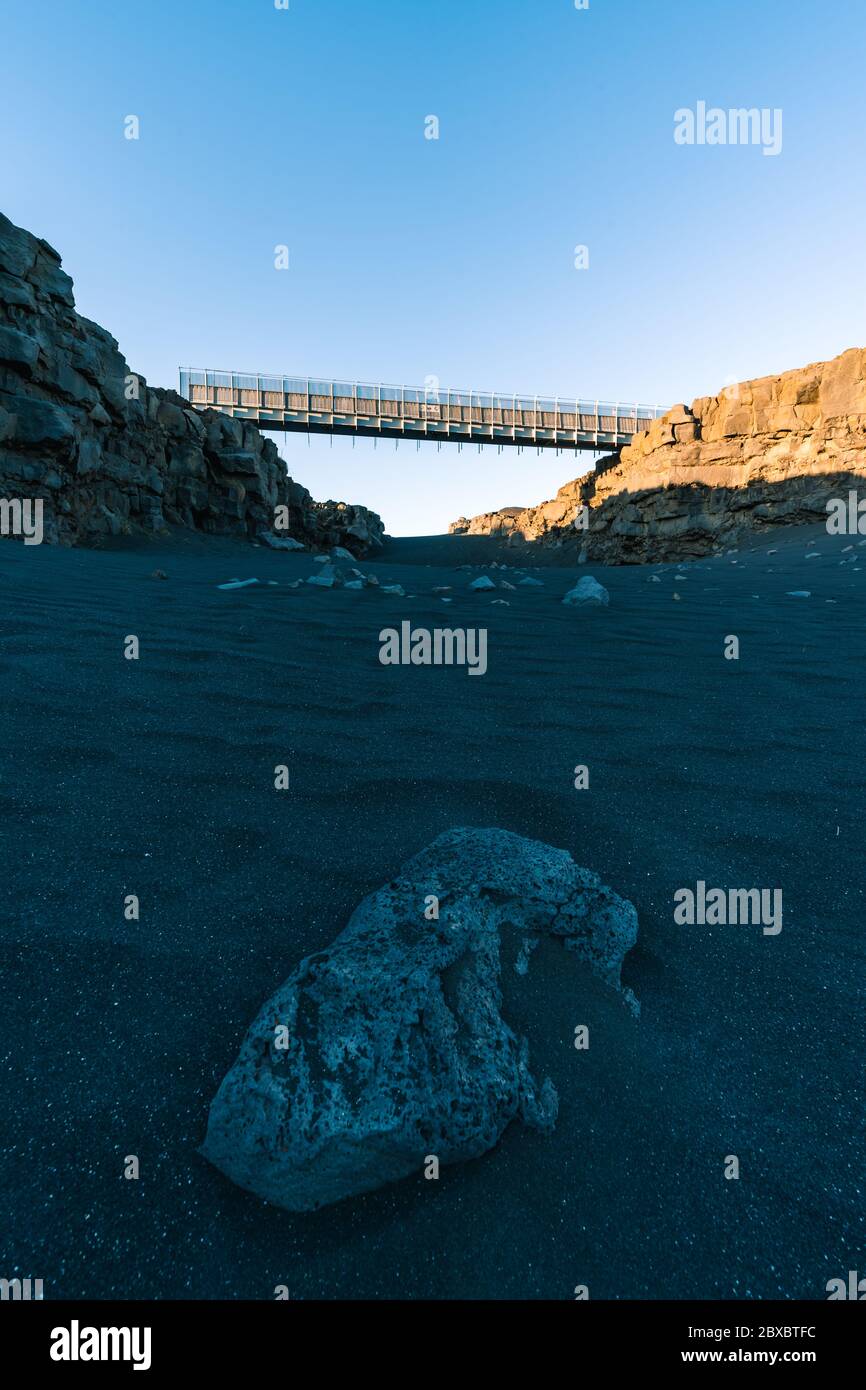 Bridge Between Continents is located in Reykjanes peninsula easily ...
