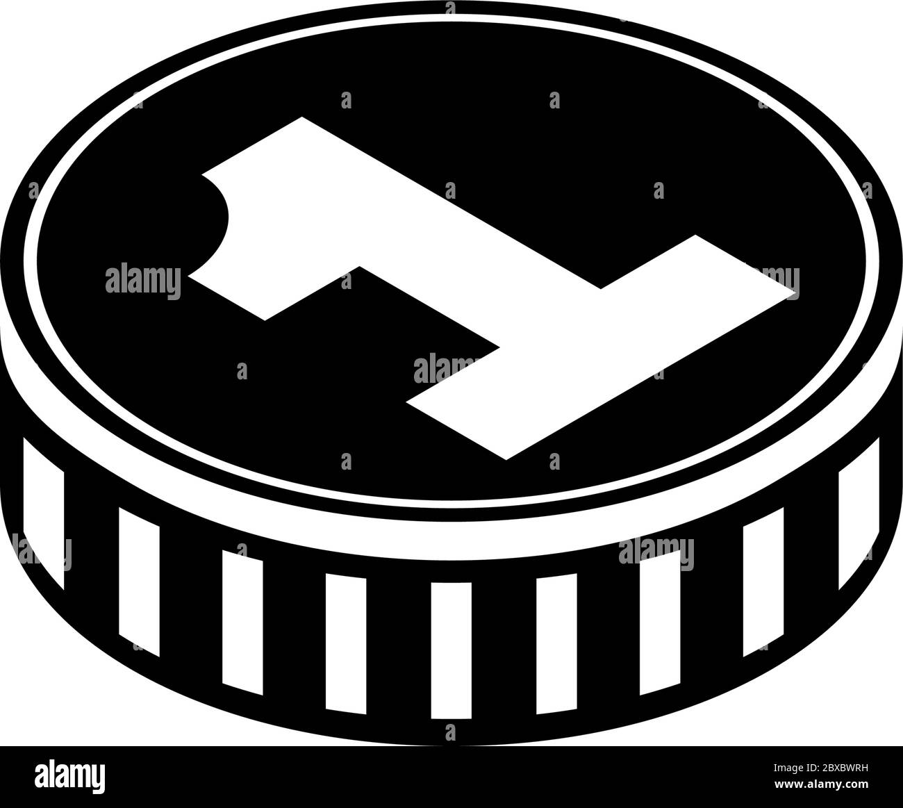 Cent penny currency symbol icon Cut Out Stock Images & Pictures - Alamy