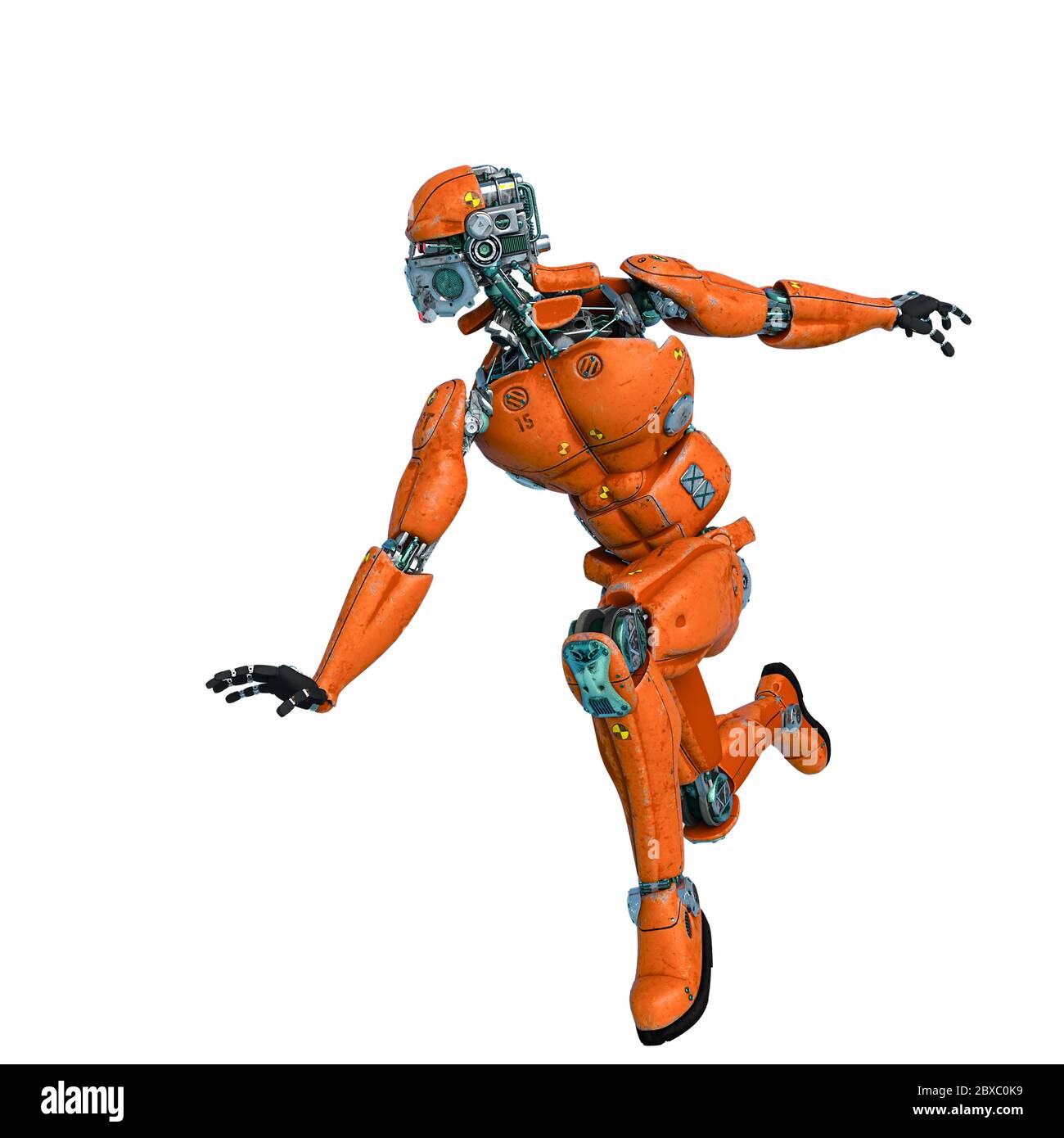 test machine is running. This dummy test doll in clipping path is very ...