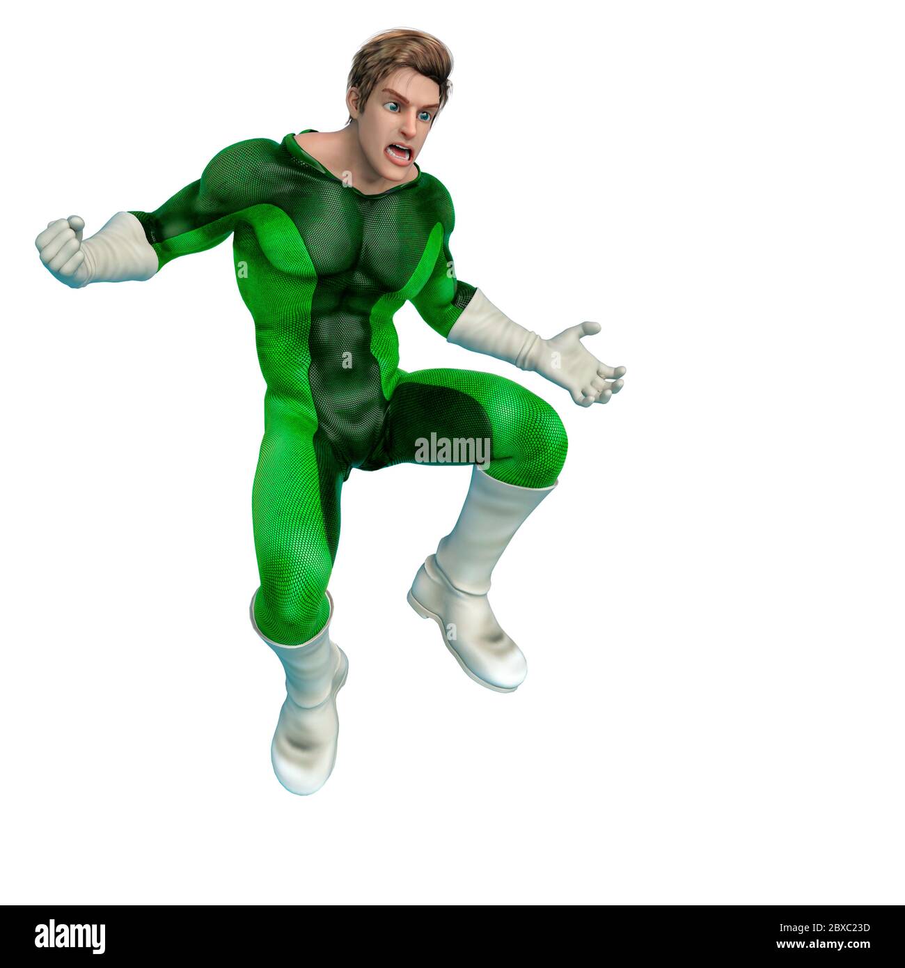 super power hero cartoon. This guy in clipping path is very useful for ...