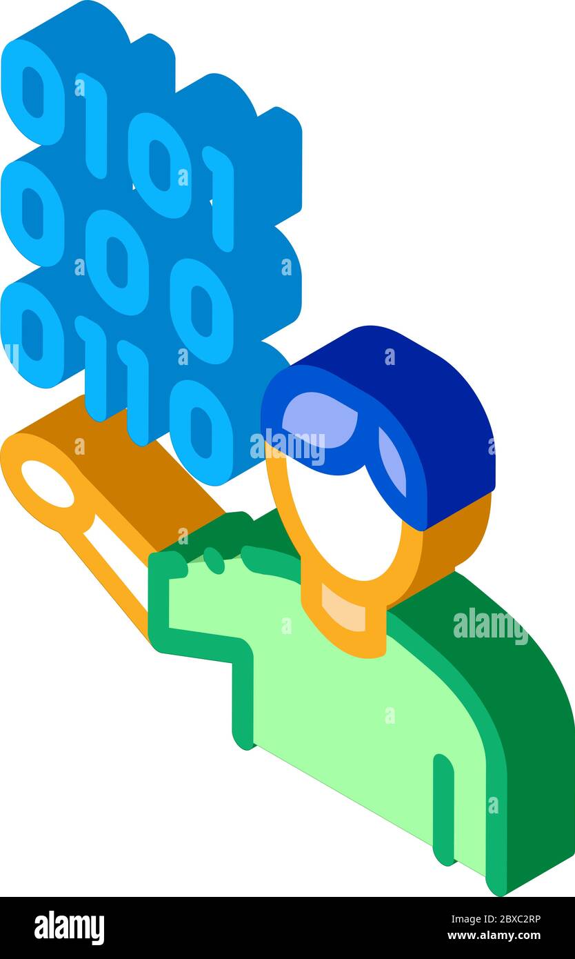 Human, binary code Stock Vector Images - Alamy