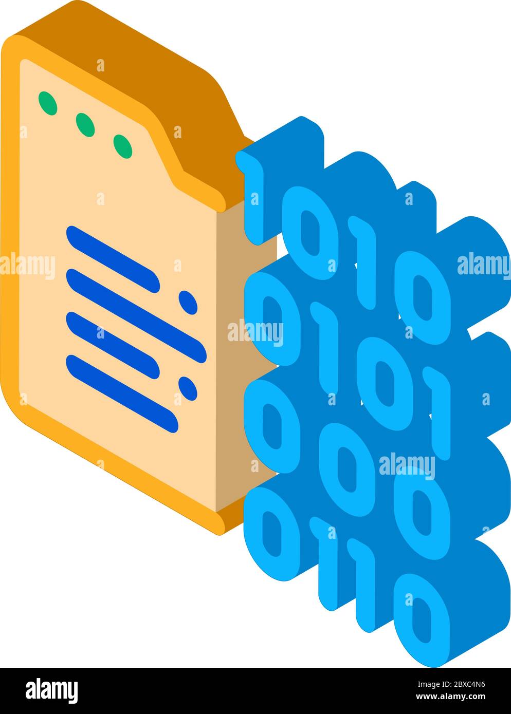 Binary code and person Cut Out Stock Images & Pictures - Alamy