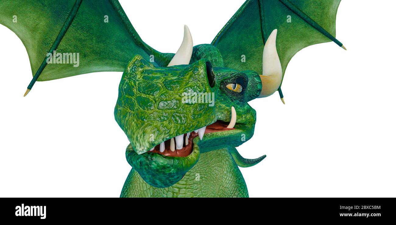 Dragon Front View 3d