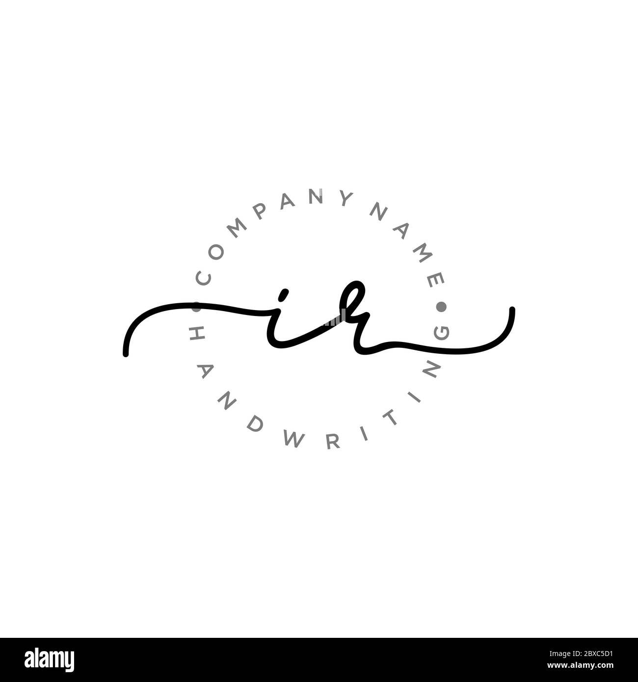 Ir logo vector hi-res stock photography and images - Alamy