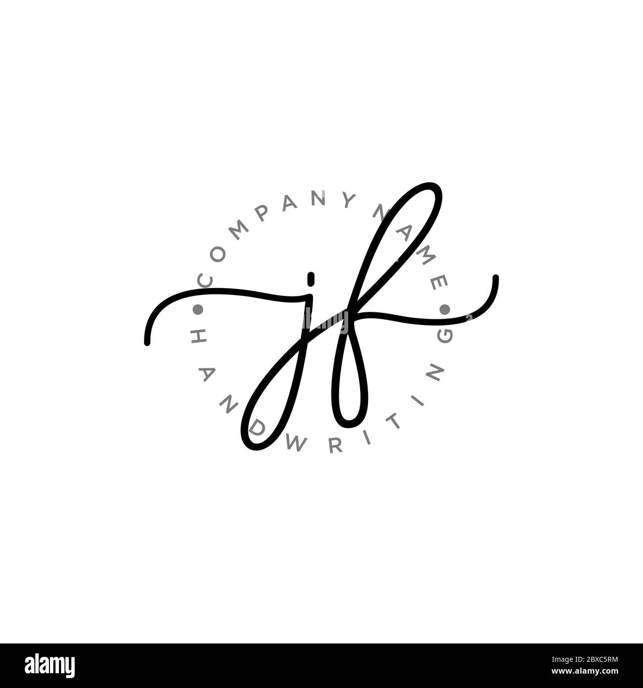 Letter jf logo Stock Vector Images - Alamy