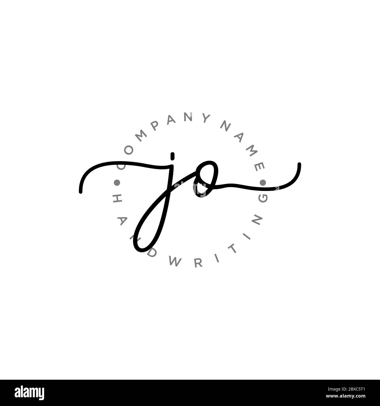 Letter jo vector vectors Cut Out Stock Images & Pictures - Alamy