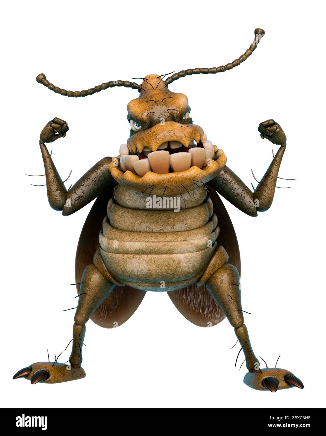 cockroach cartoon got the power. This bug in clipping path will put ...