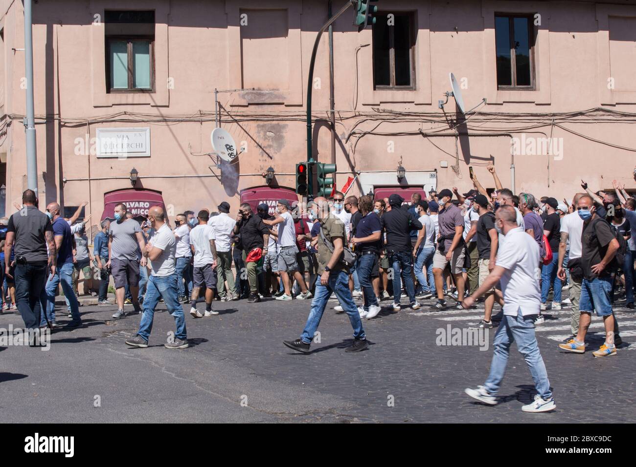 Roma ultras rome hi-res stock photography and images - Alamy