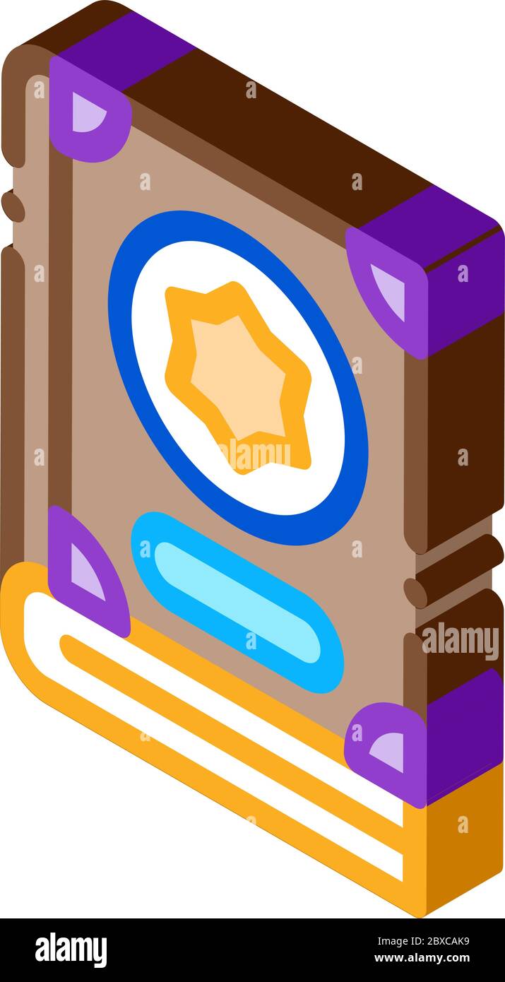 Wizard Book isometric icon vector illustration Stock Vector Image & Art ...