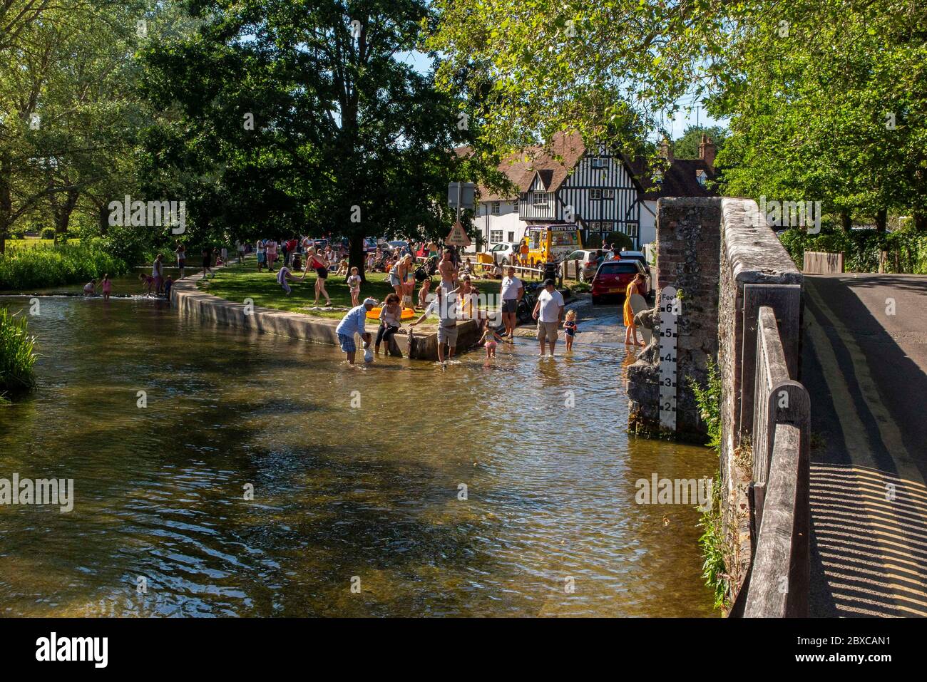 Eynsford river darent ford hi-res stock photography and images - Alamy