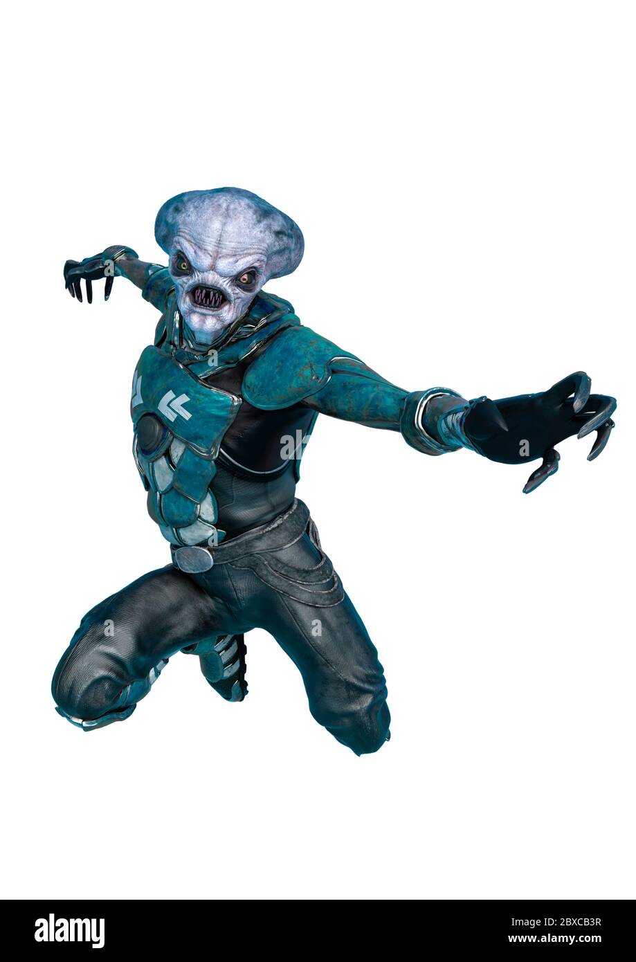 Alien jump attack invasion Cut Out Stock Images & Pictures - Alamy