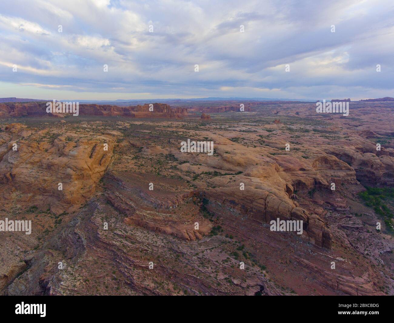 Moab utah aerial desert drone hi-res stock photography and images - Alamy