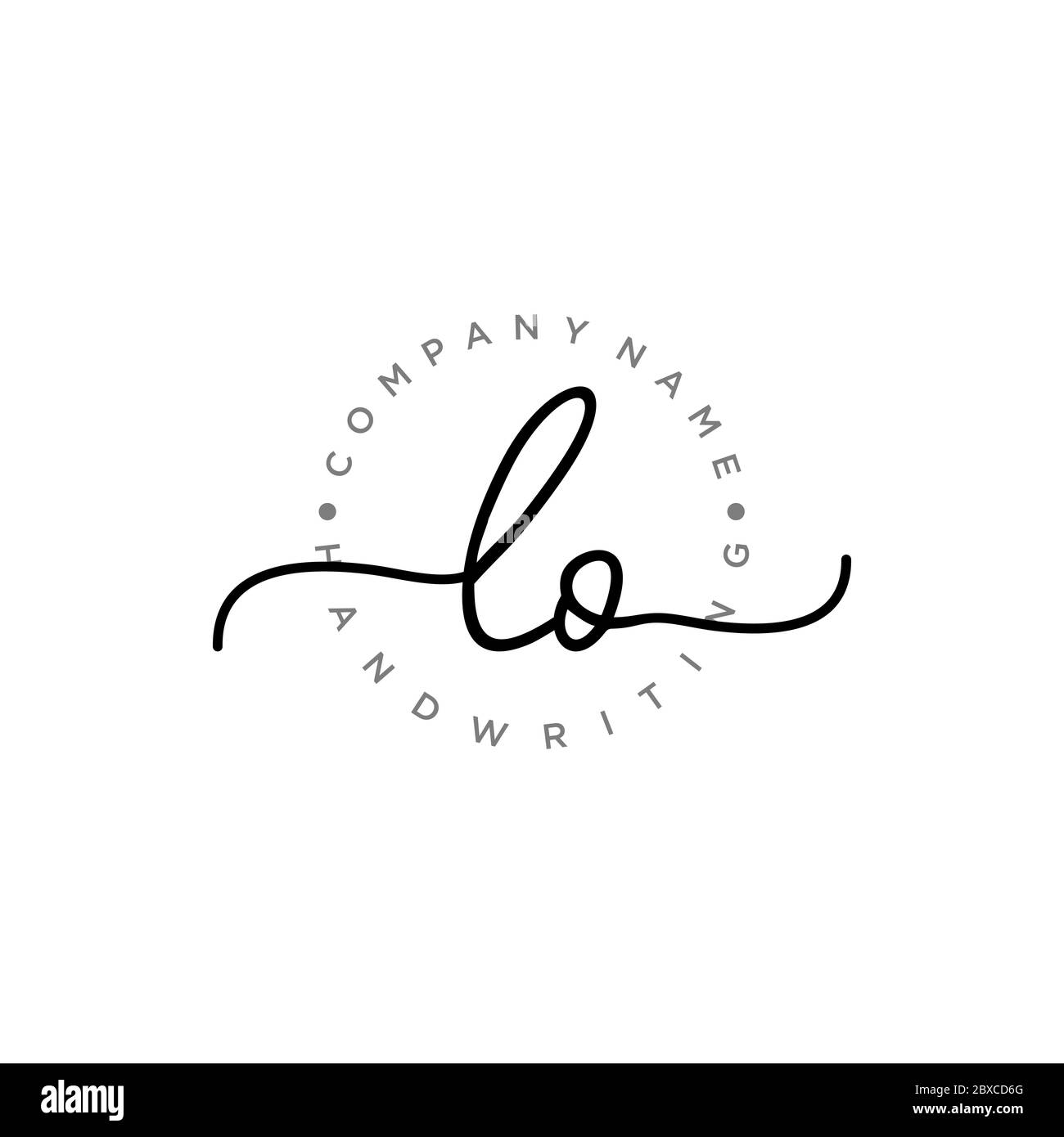 Lo modern logo Stock Vector Images - Alamy