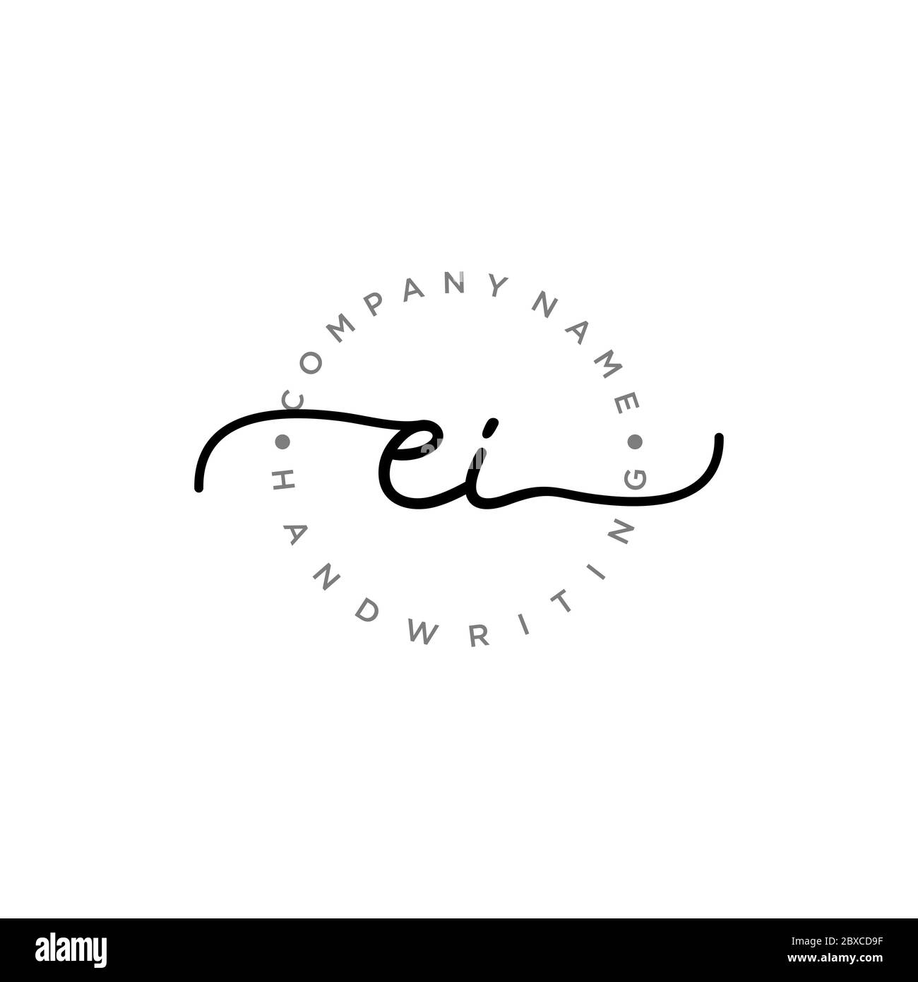 Letter ei logo Cut Out Stock Images & Pictures - Alamy