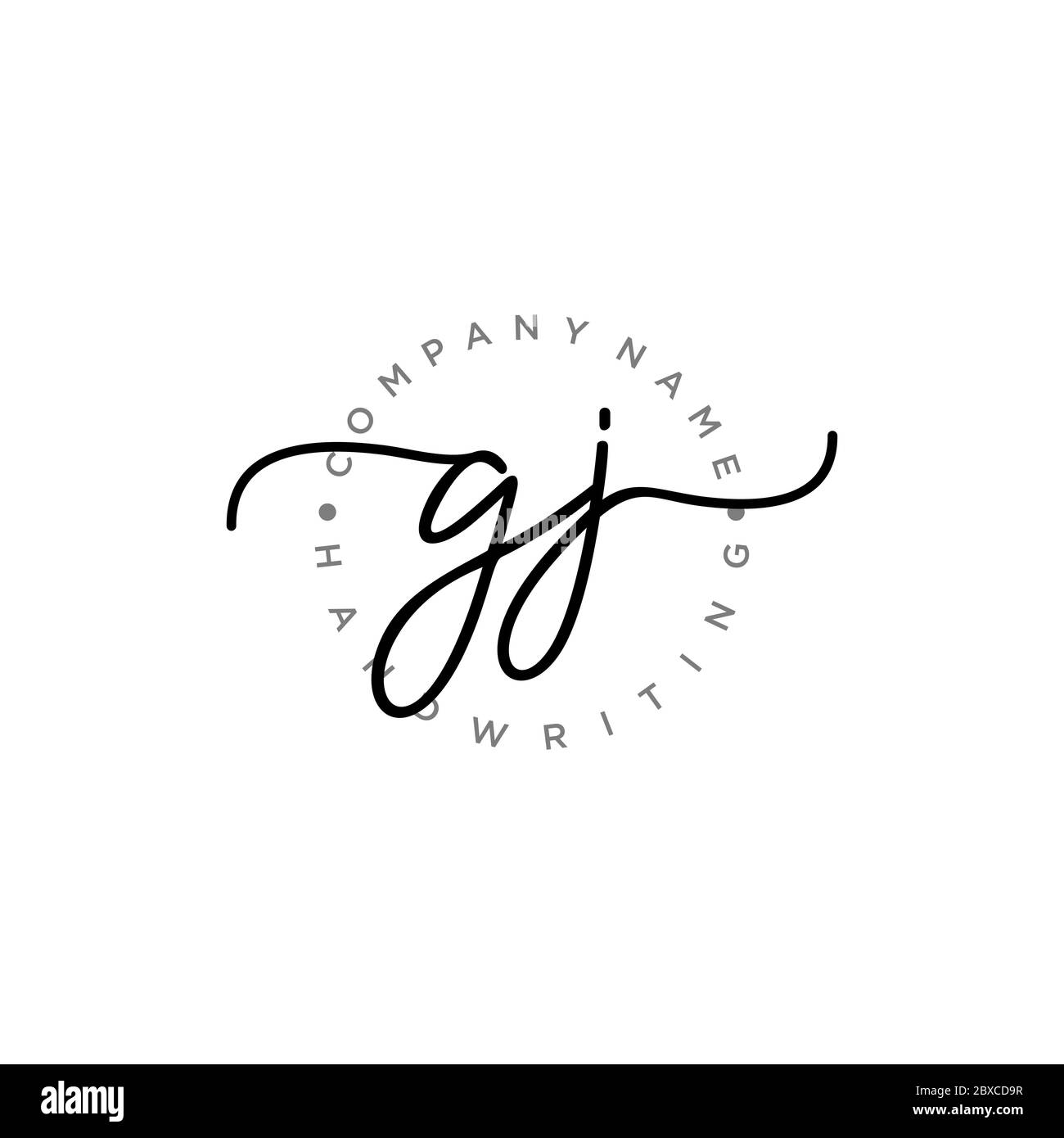 Gj logo vector vectors hi-res stock photography and images - Alamy