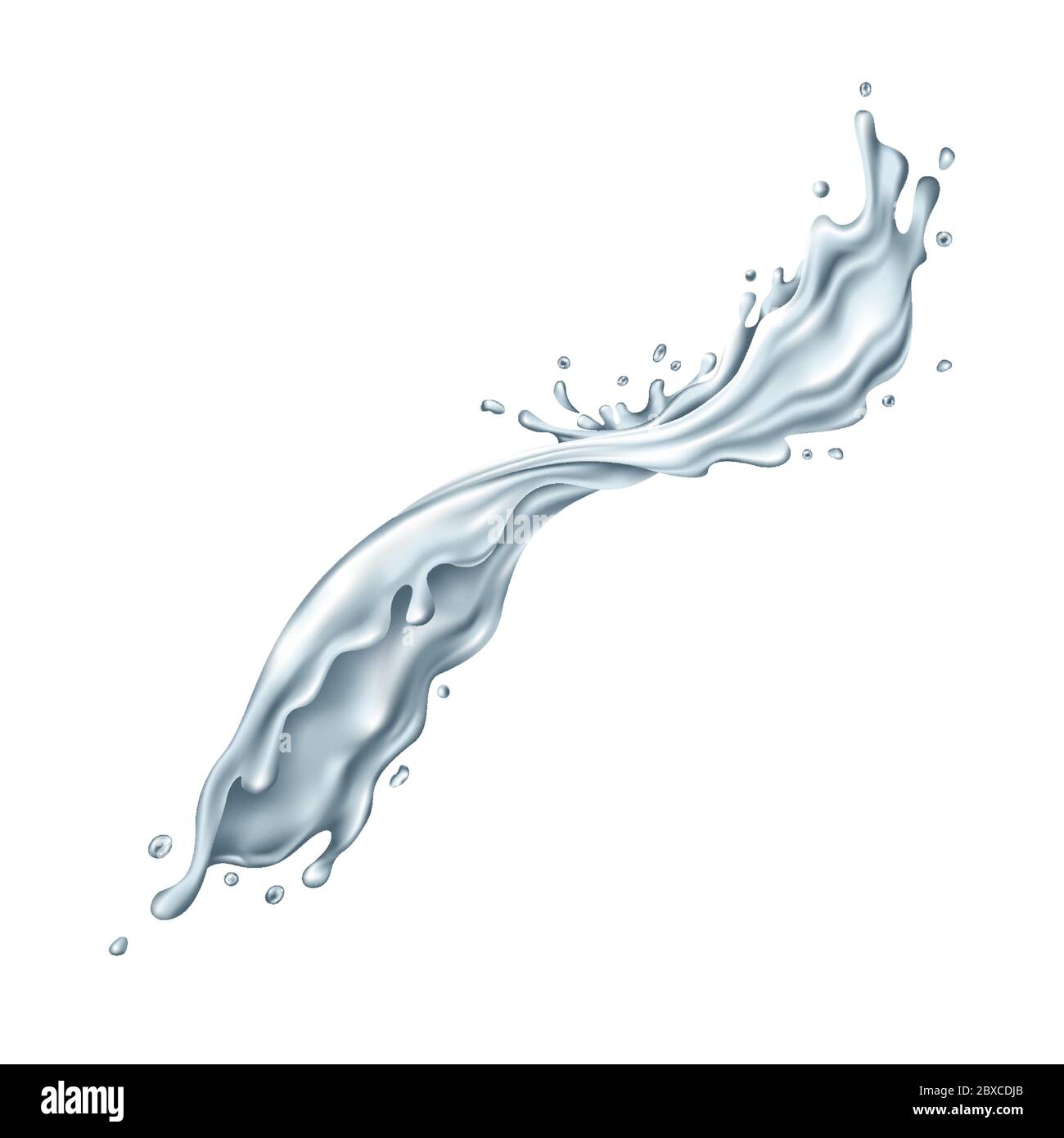 Drinking water splash on Stock Vector Images - Alamy