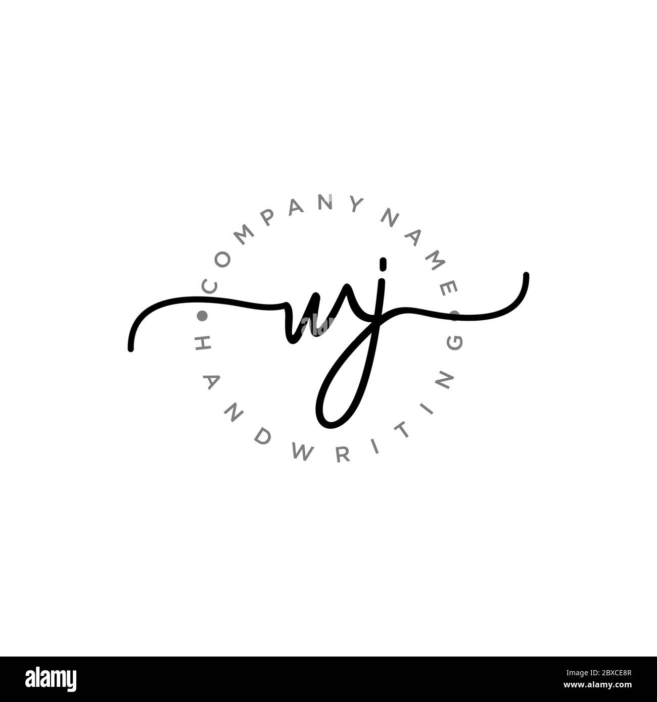 Wj logo vector vectors hi-res stock photography and images - Alamy