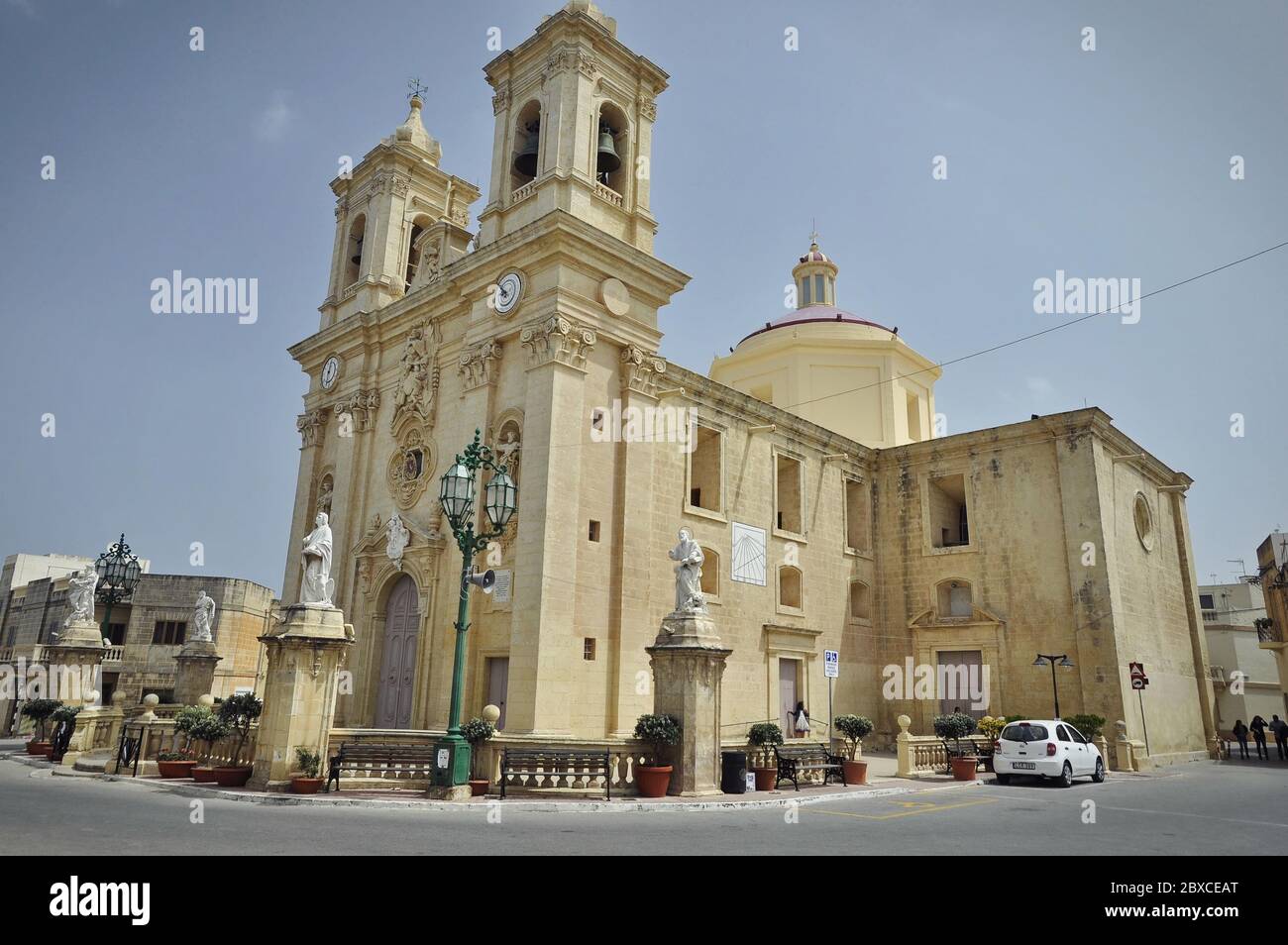 The Catholic Church of the Apostle St. Bartholomew in the town center ...