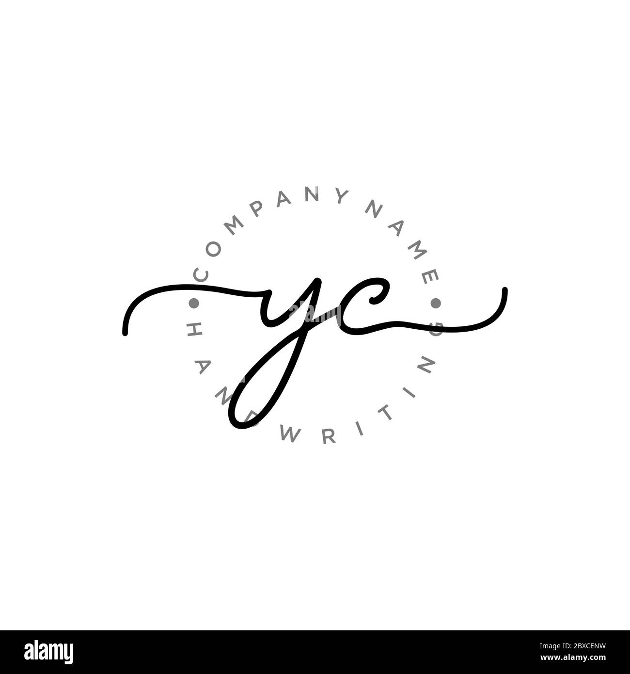 Letter yc logo Stock Vector Images - Alamy