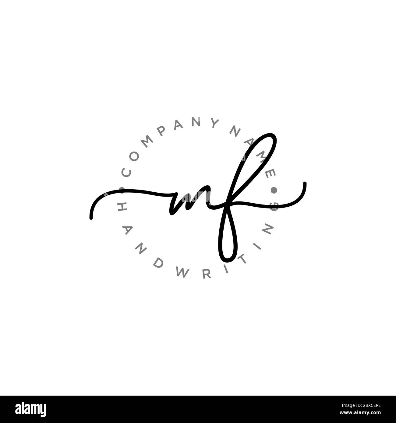 Letter mf logo Stock Vector Images - Alamy