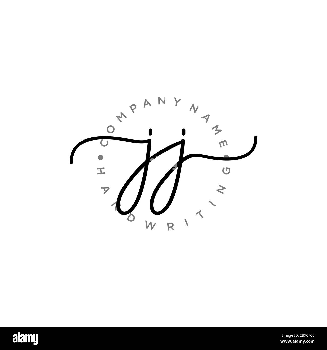 Jj initial hi-res stock photography and images - Alamy