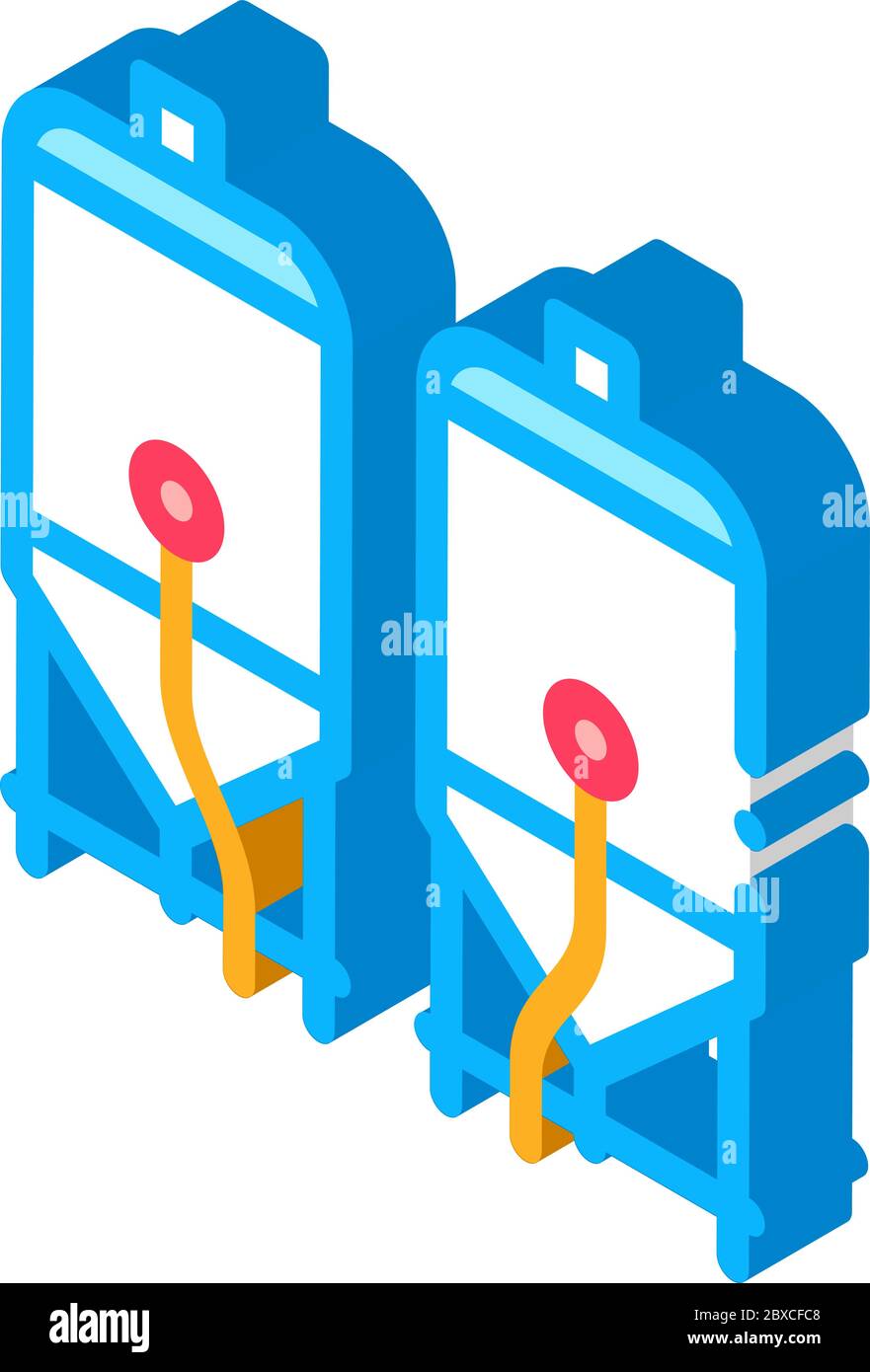 Brewing Barrels isometric icon vector illustration Stock Vector Image ...