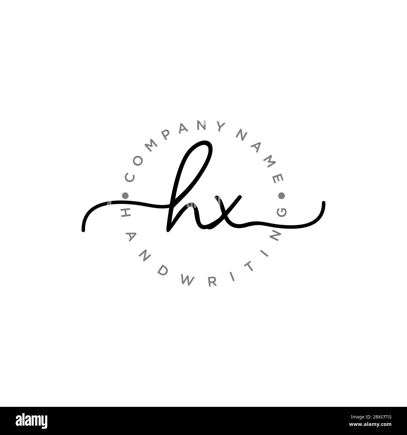 Letter hx vector vectors hi-res stock photography and images - Alamy