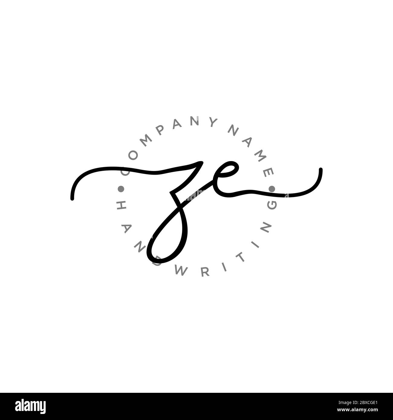 Ze logo vector vectors hi-res stock photography and images - Alamy