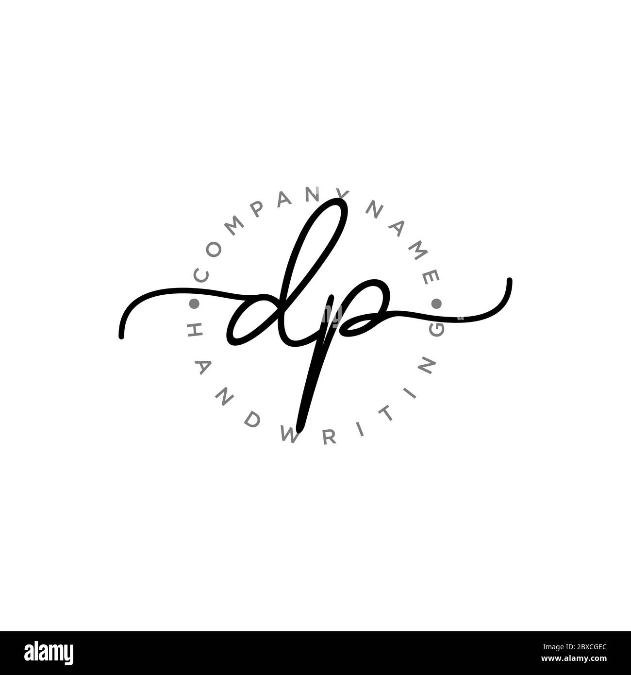 Initial dp logo Cut Out Stock Images & Pictures - Alamy