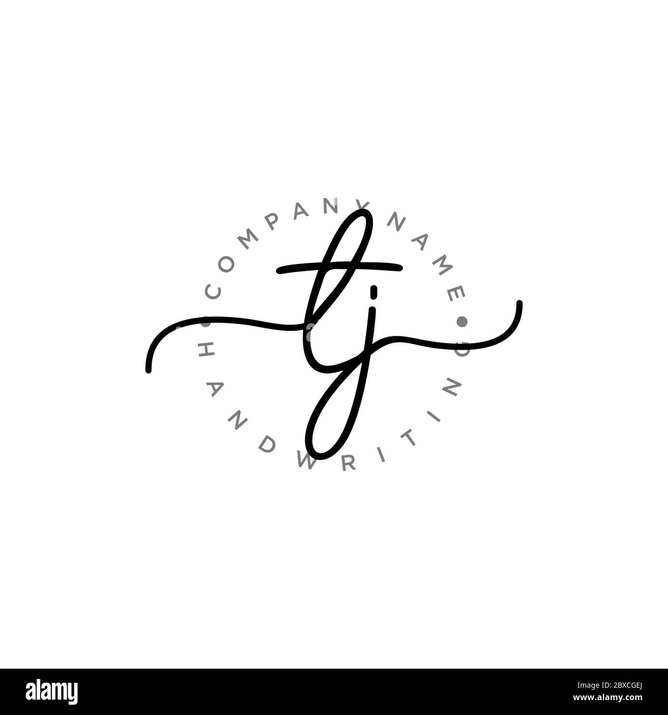 Logo tj vector vectors hi-res stock photography and images - Alamy