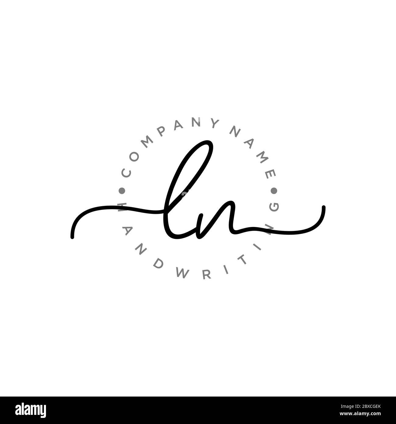 Ln logo vector vectors hi-res stock photography and images - Alamy