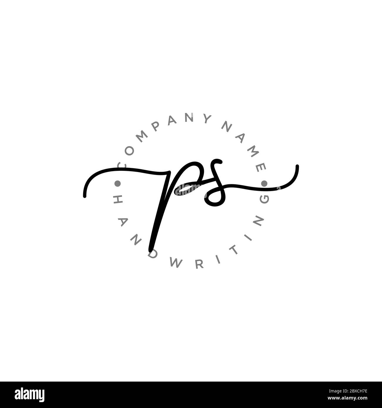 Ps initials logo hi-res stock photography and images - Alamy