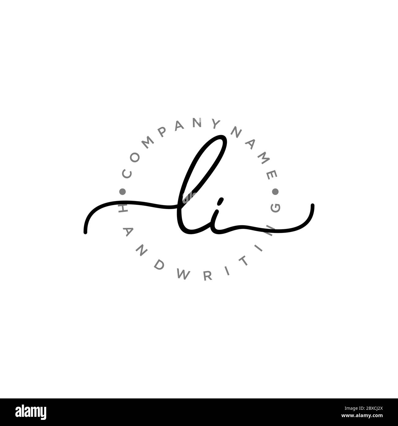 Letter li Stock Vector Images - Alamy