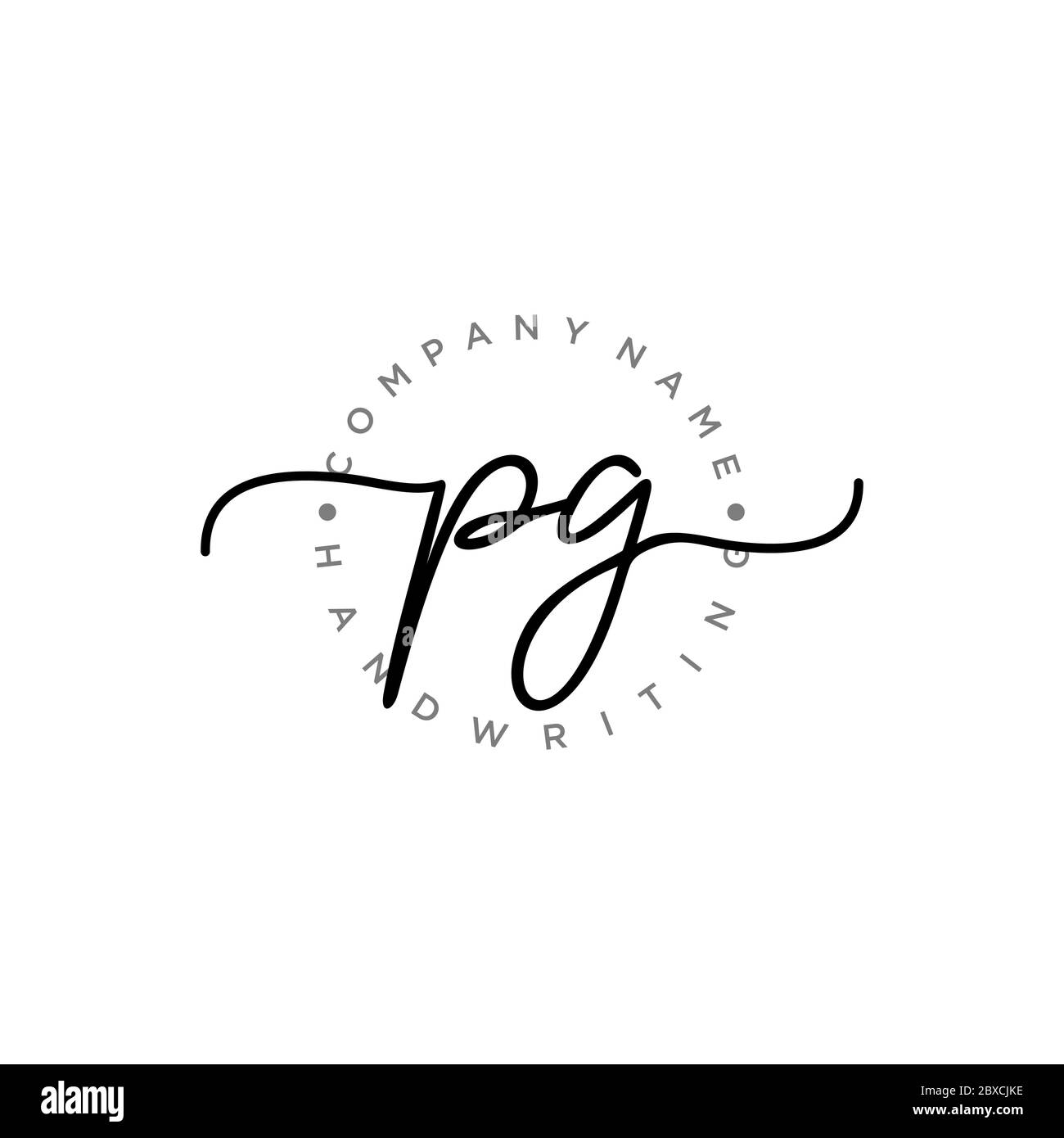 Initials pg Stock Vector Images - Alamy