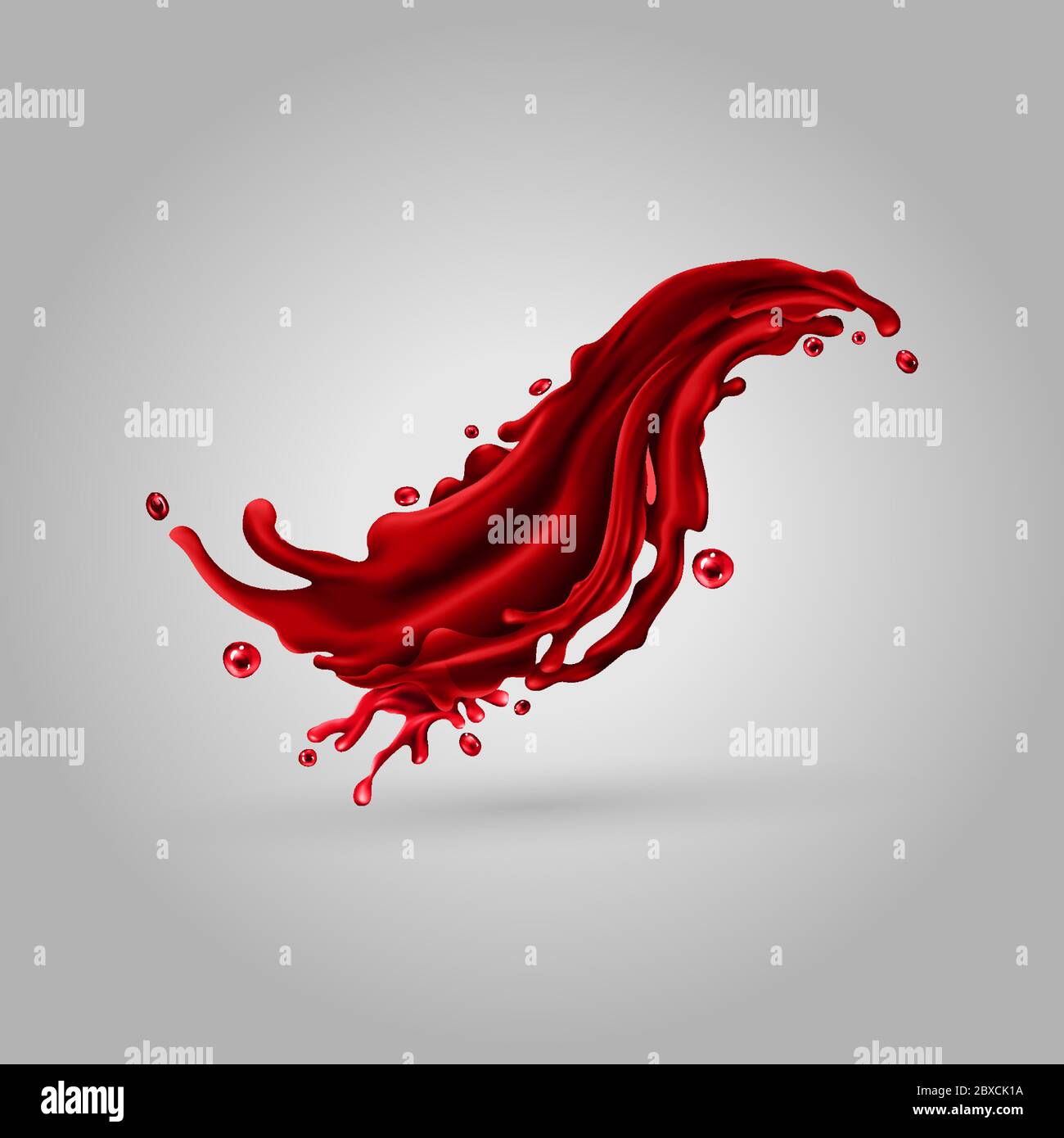 Juice spray splash realistic Stock Vector Images - Alamy