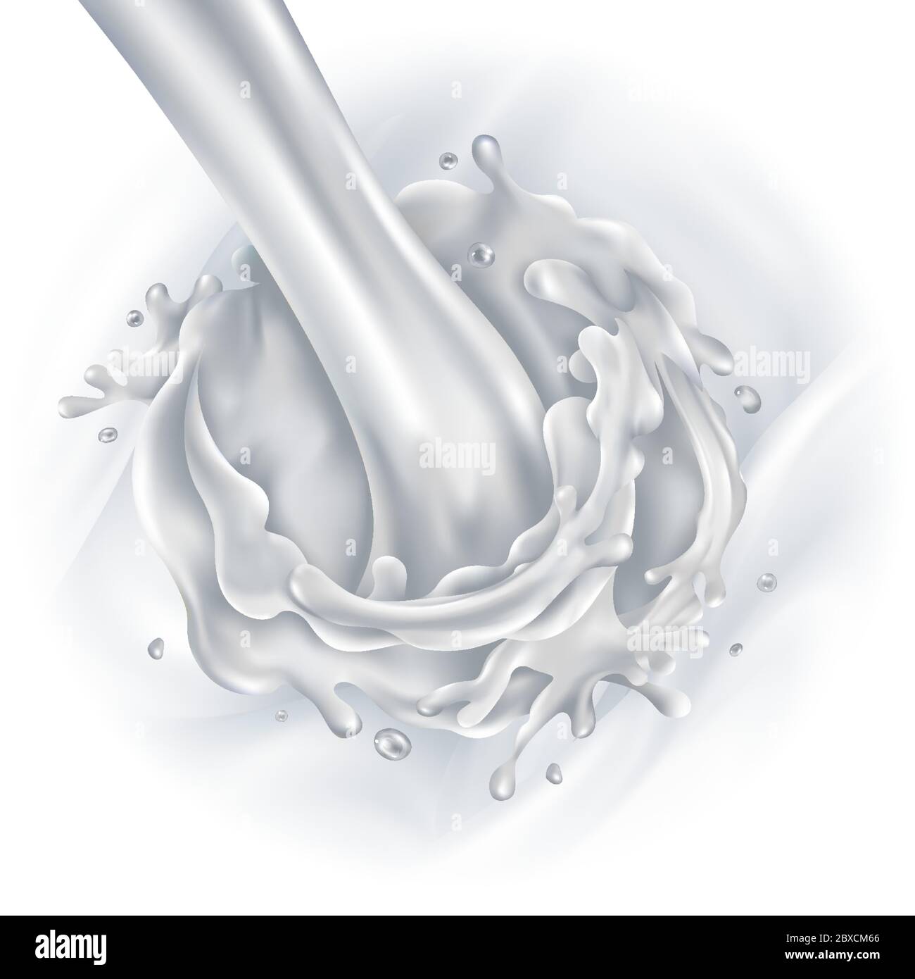 Milky stream Stock Vector Images - Alamy