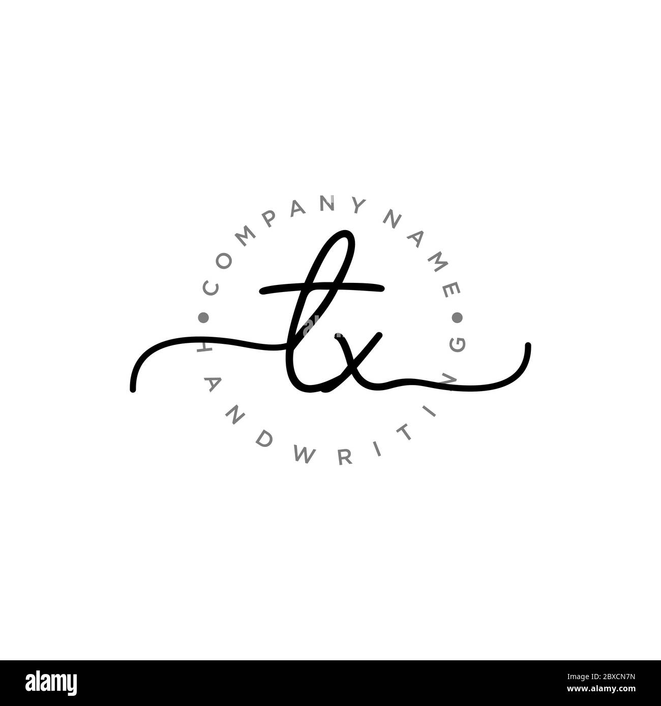 Tx initials logo hi-res stock photography and images - Alamy