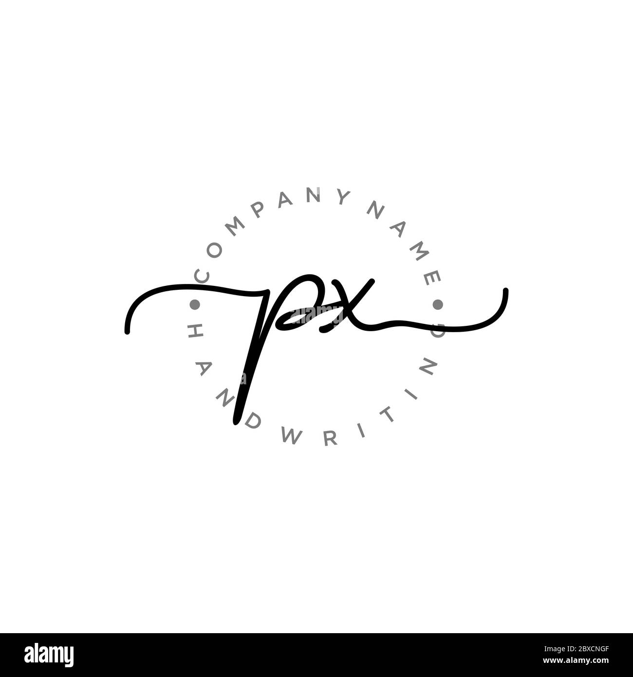 Px letter logo vector vectors hi-res stock photography and images - Alamy